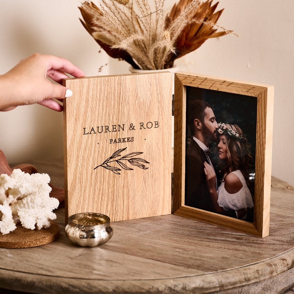 Personalised Couples Book Photo Frame - Sunday's Daughter